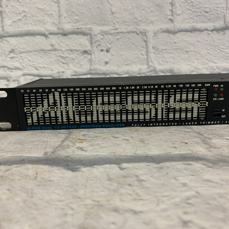 Alesis Dual 1/3 Octave Precision Equalizer - Evolution Music