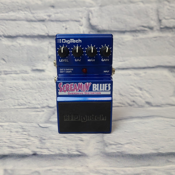 Digitech Screamin Blues Overdrive Pedal for Electric Guitar - Evolution ...