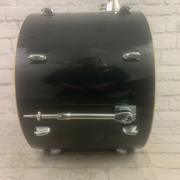 Unknown 22" Bass Drum (Black) Bass Drum Shell - Evolution Music