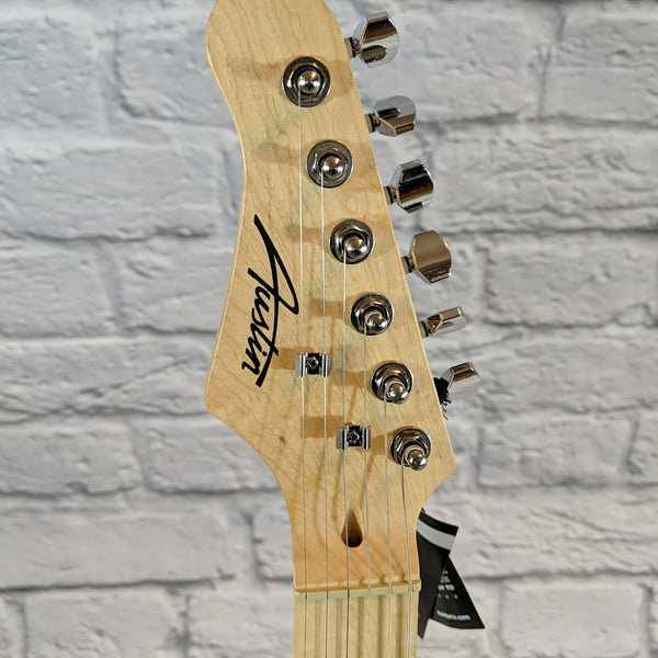 Austin AST100 Tobacco Sunburst Strat Style Left Handed Electric Guitar ...