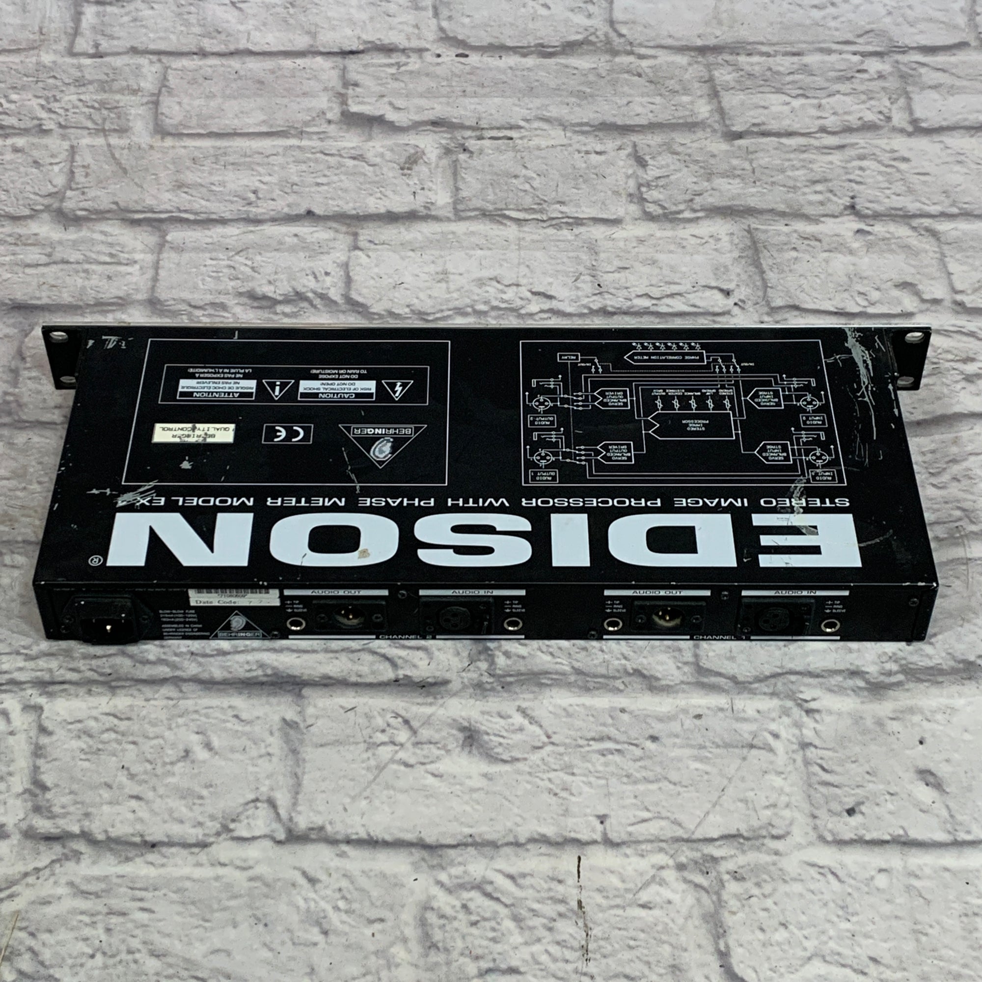 Behringer Edison EX-1 Stereo Image Processor w/ Phase Meter - Evolution ...