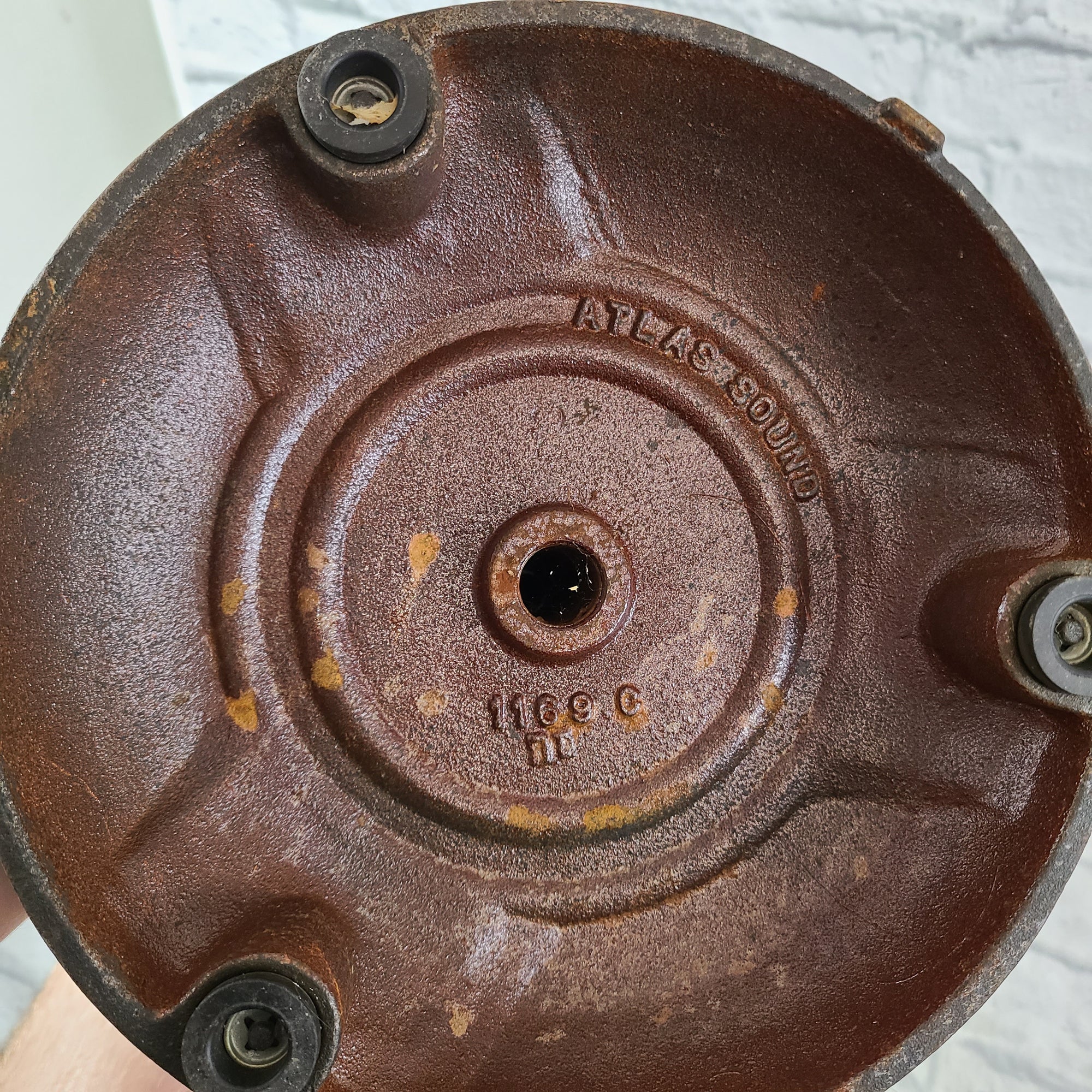 Atlas Sound 1169C Cast Iron Base Straight Mic Stand - Evolution Music