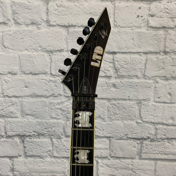 ESP LTD JH-600 Jeff Hanneman Signature Model Gloss Black Electric Guit ...
