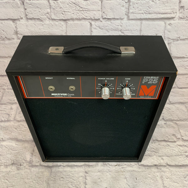 Multivox Premier P25 Solid State Guitar Amplifier - Evolution Music