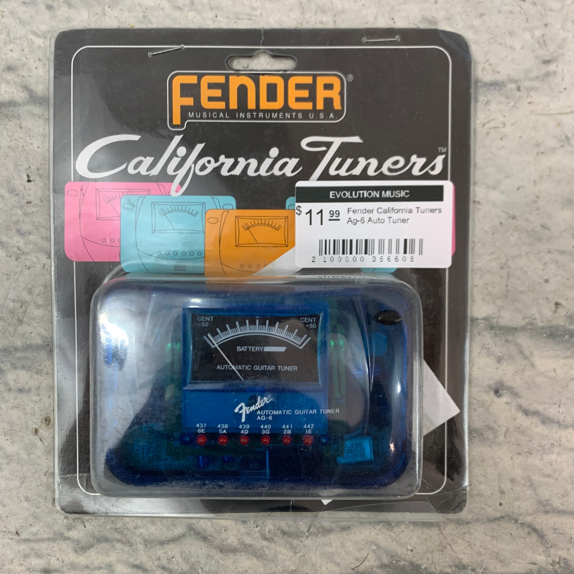 Fender California Tuners Ag-6 Auto Tuner - Evolution Music