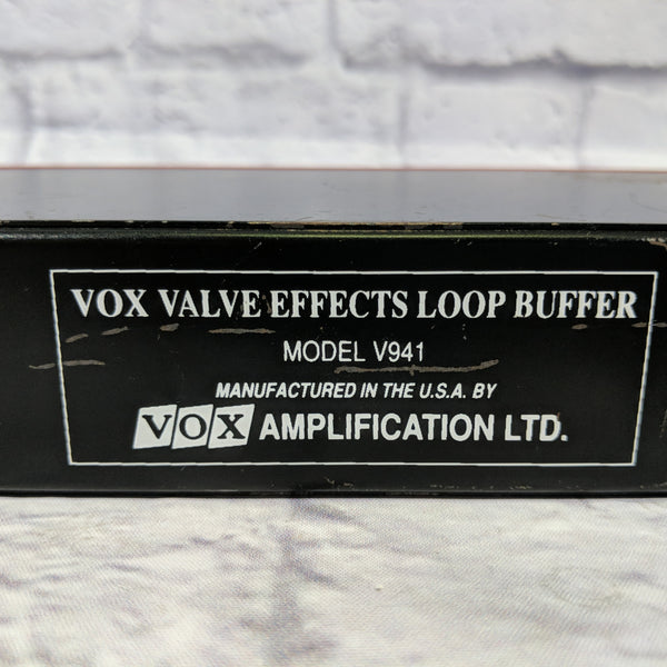 Vox V941 Valve Fx Loop Buffer Rack Mount - Evolution Music