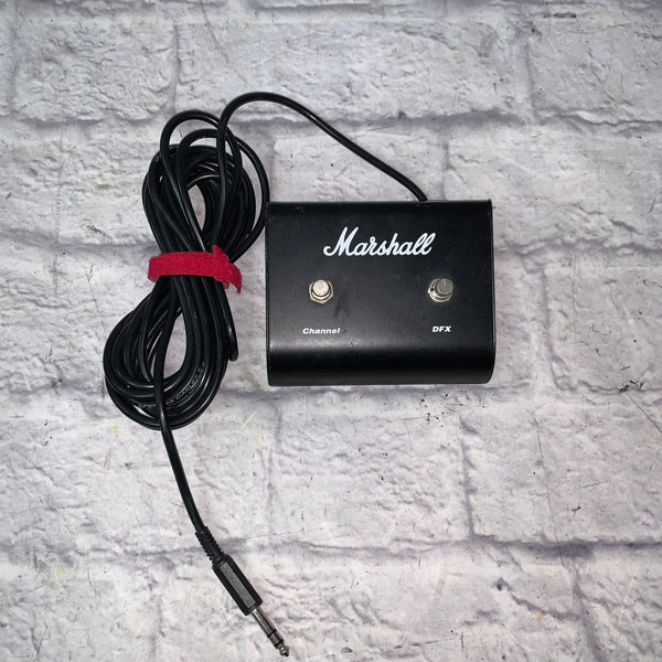 Marshall 2-Button Channel DFX Switch Guitar Amp Amplifier Footswitch ...