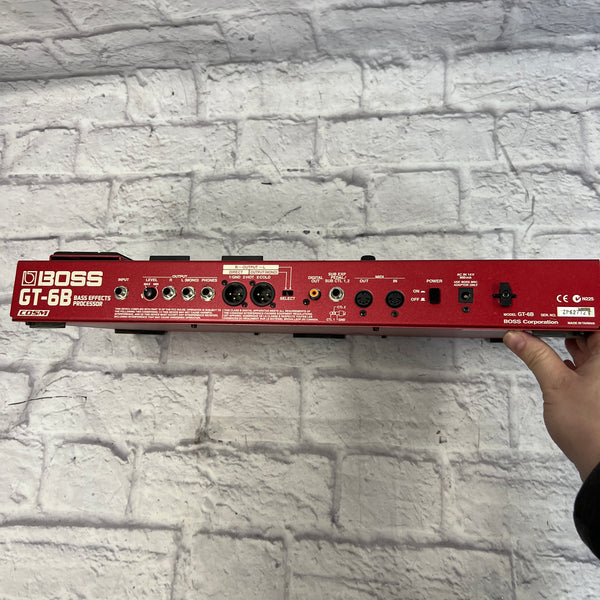 Boss GT-6B Bass Multieffects Pedal Processor - Evolution Music