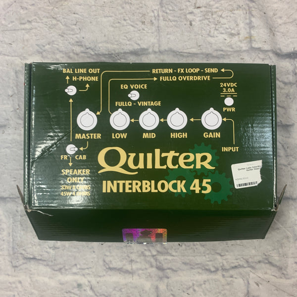 Quilter Interblock 45 45-Watt Guitar Head Pedal - Evolution Music