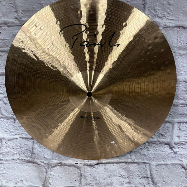 Paiste Dimensions Thin Crash Cymbal 18" - Evolution Music