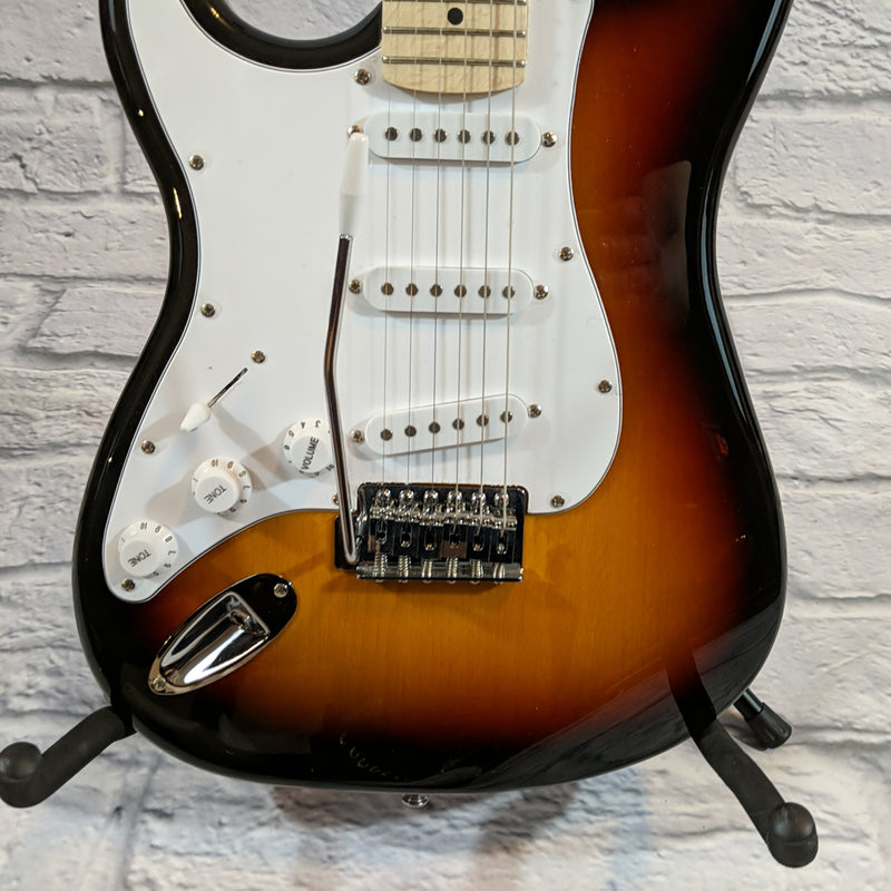 Austin AST100 Tobacco Sunburst Strat Style Left Handed Electric Guitar ...