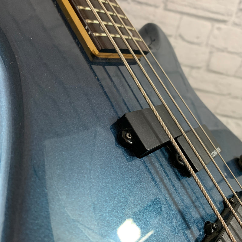 Schecter Raiden DLX-4 4 String Bass - Sparkle Blue - Evolution Music