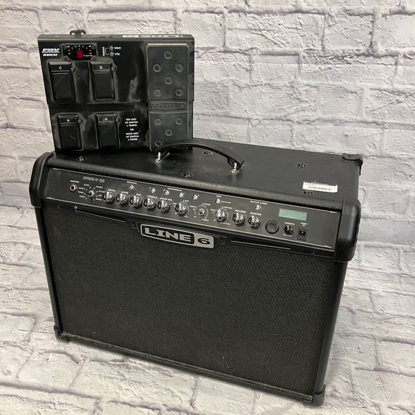Line 6 Spider IV 120w 2x12 with FBV Express II Footswitch - Evolution Music