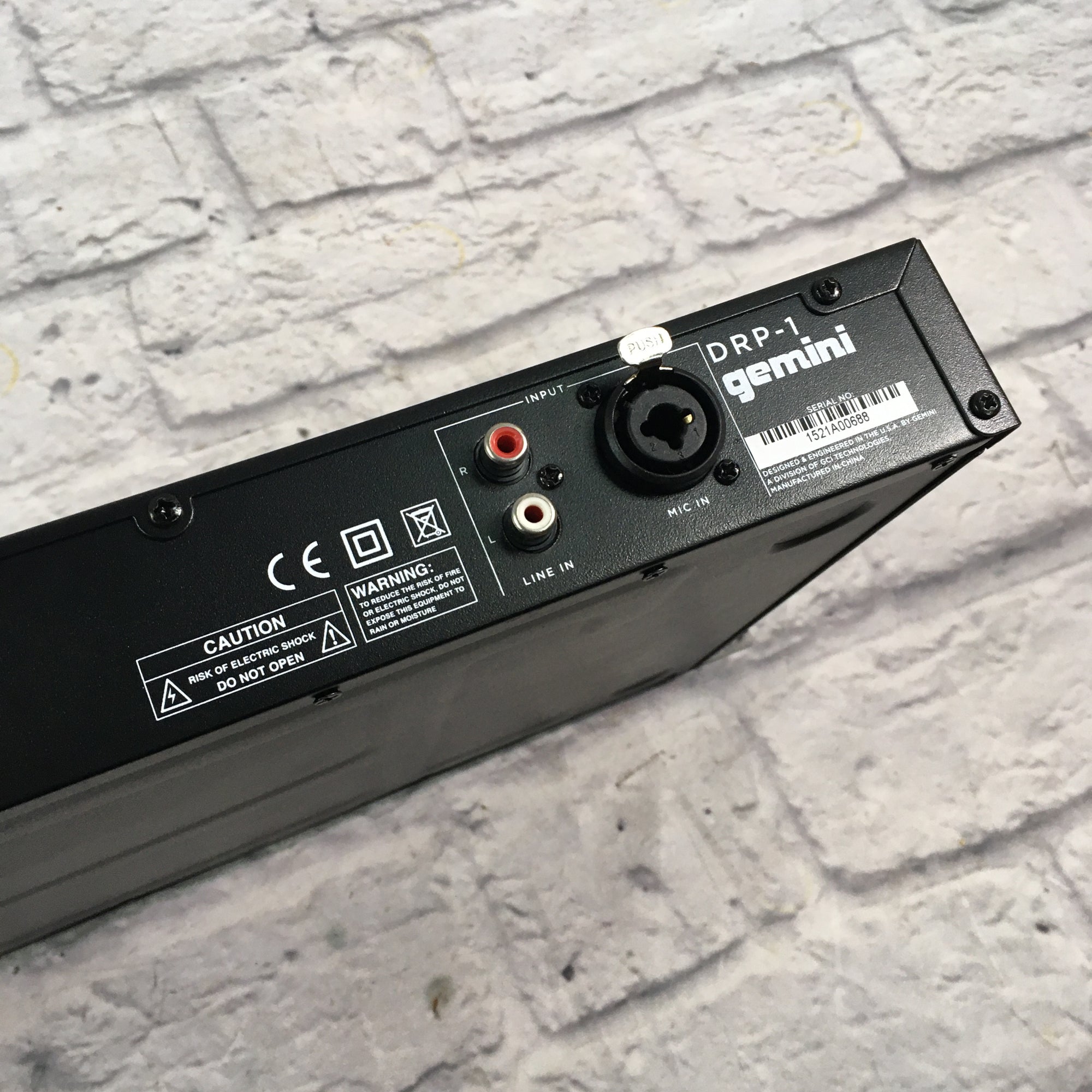 Gemini DRP-1 Rack Mount Digital Recorder - Evolution Music