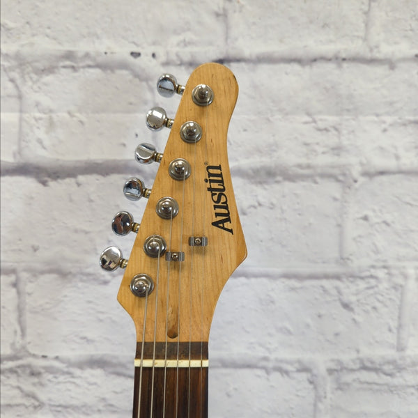 Austin Pink Stratocaster with Bridge Humbucker Electric Guitar ...