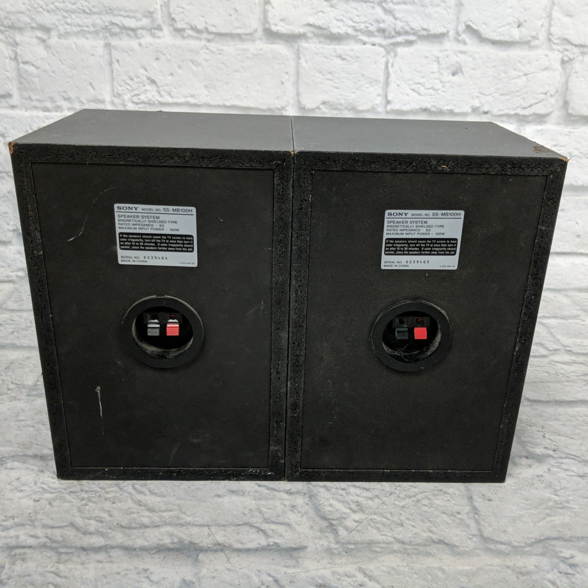 Sony SS-MB100H Speakers (Pair) - Evolution Music