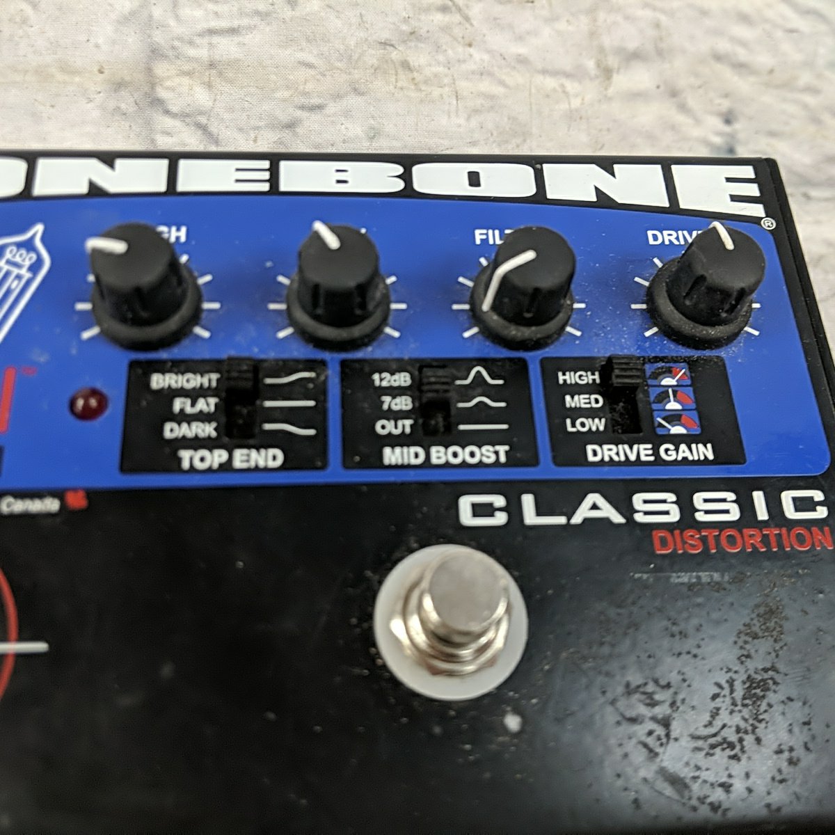Radial Tonebone Classic Distortion Pedal with Power Supply - Evolution ...