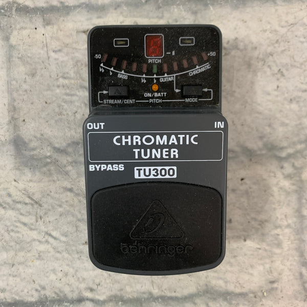 Behringer Chromatic Tuner Pedal TU300 - Evolution Music