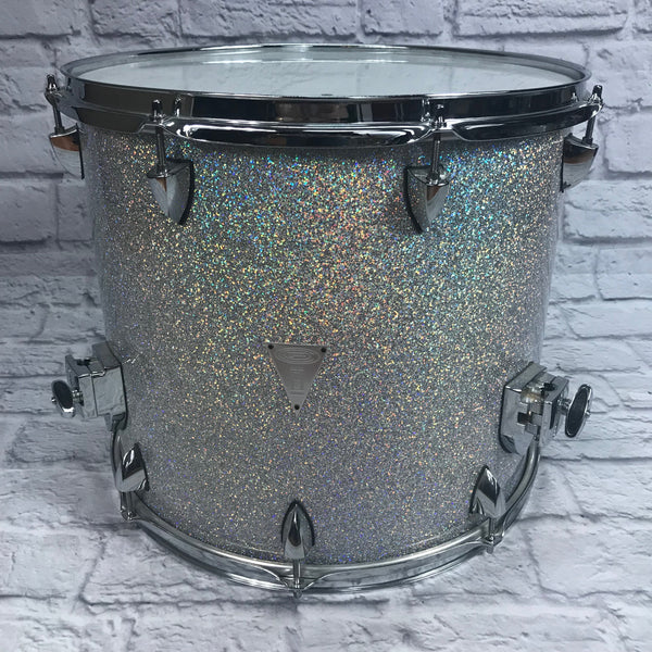 OCDP Travis Barker 5pc Drum Set Sparkle Orange County DAMAGED SHELL SO ...