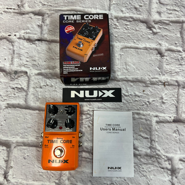 NuX Time Core Delay Pedal - Evolution Music