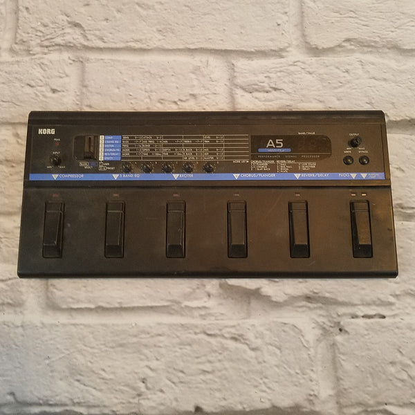 Korg A5 Acoustic Guitar Multi-Effects Pedal - Evolution Music