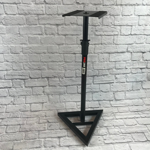 Proline Adjustable Studio Monitor Stand - Pair Black - Evolution Music