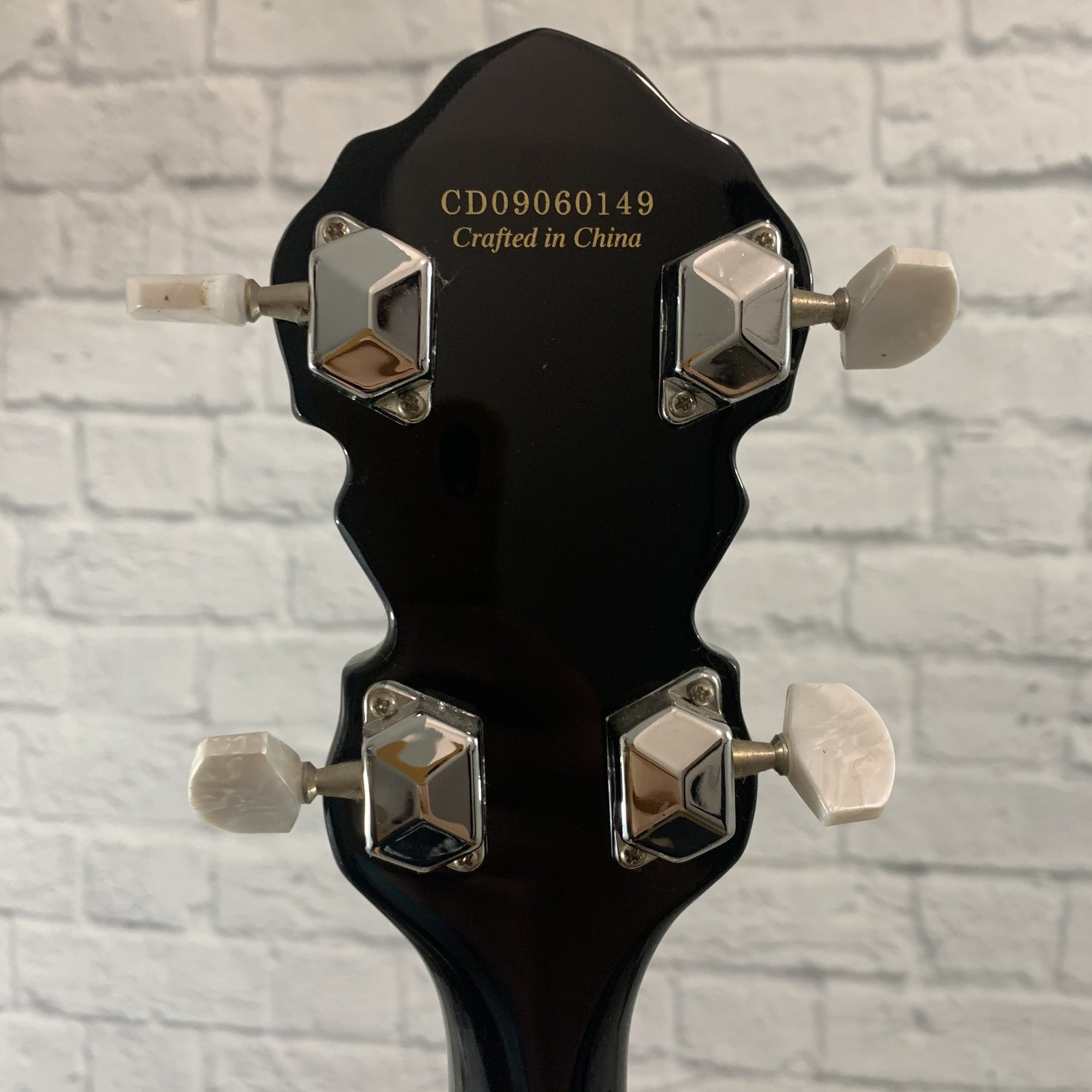 Fender FB-54 Banjo Mahogany Resonator Aluminum Tone Ring w/ TKL Hardsh ...