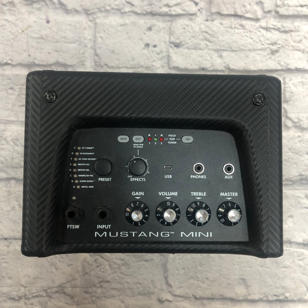 Fender Mustang Mini Guitar Amp no power supply - Evolution Music