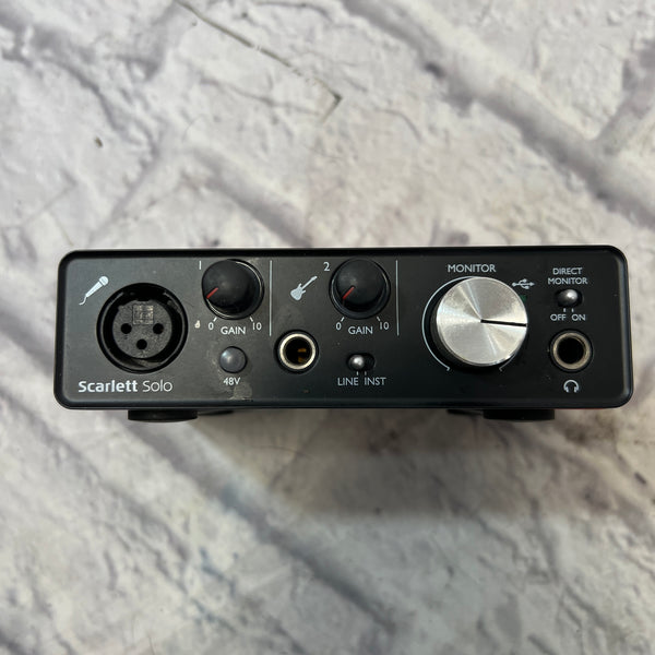 Focusrite Scarlett Solo USB Audio Interface - Evolution Music