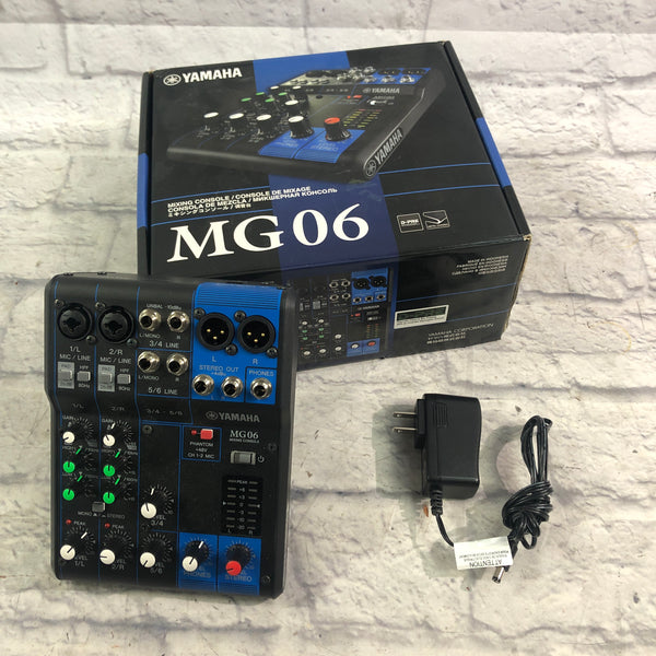 Yamaha MG06 Mixer - Evolution Music