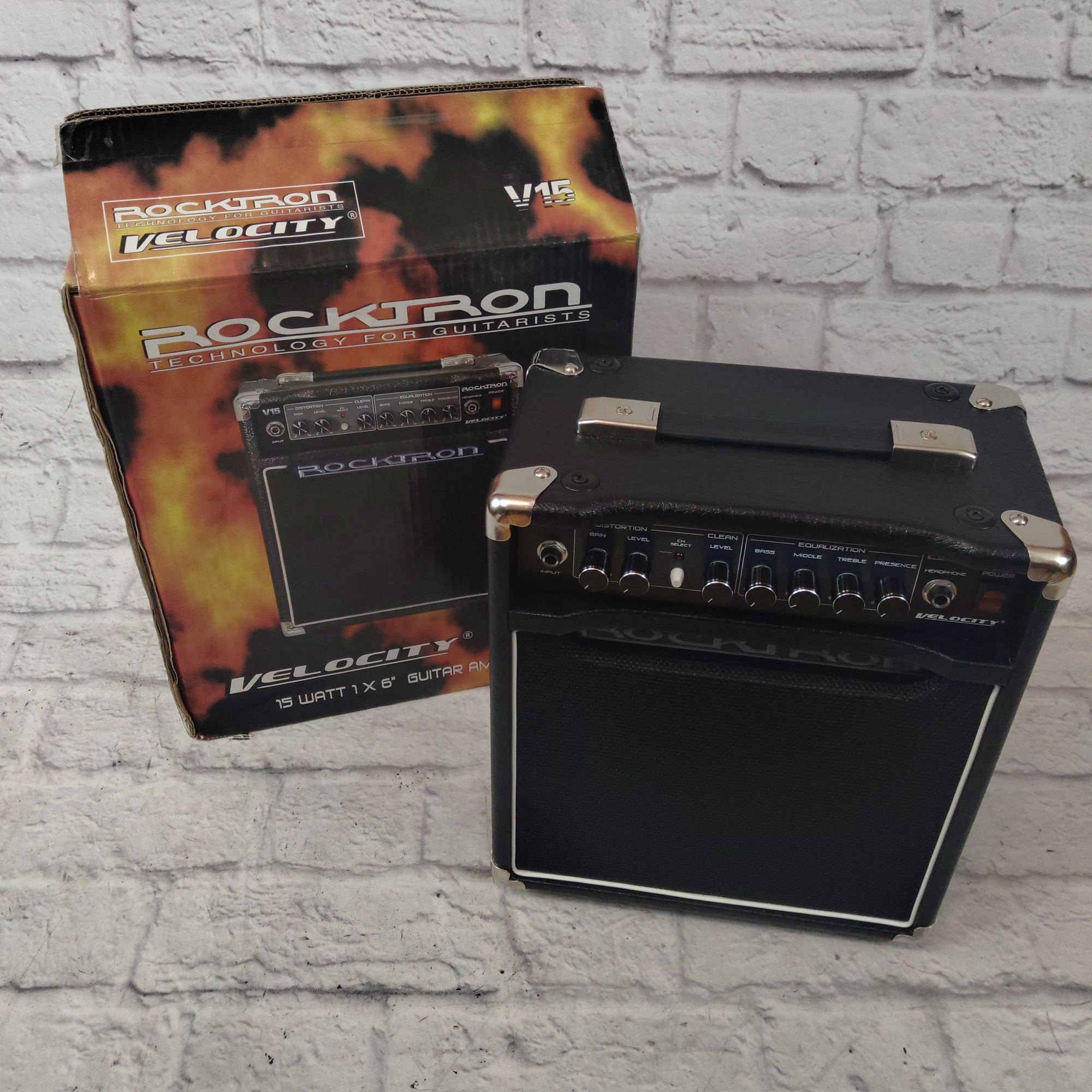 Rocktron V15 1x10 Guitar Combo Practice Amp - Evolution Music