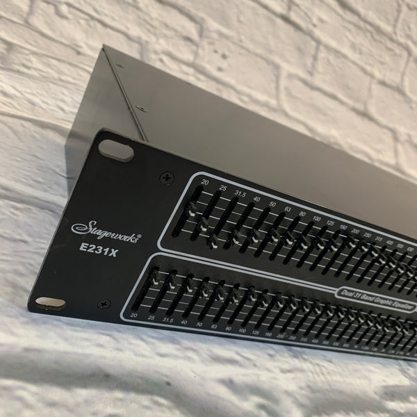 Stageworks E231X Dual 31 Band Graphic Equalizer - Evolution Music