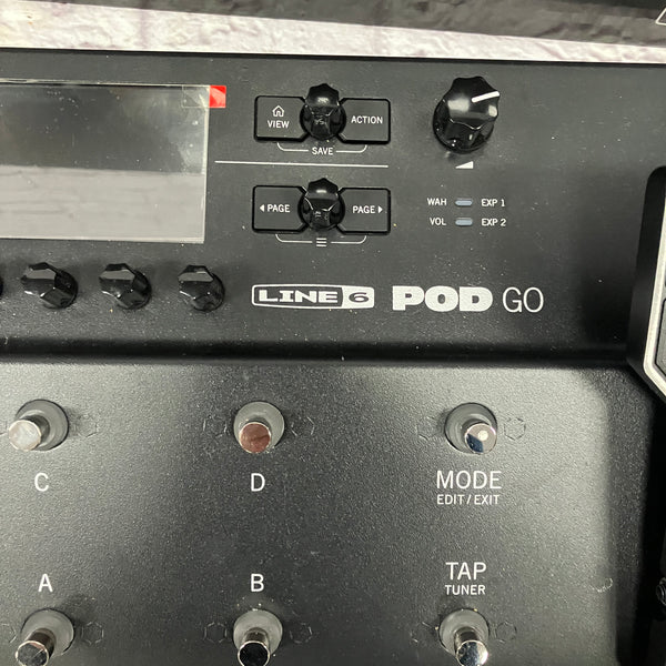 Line 6 Pod Go Multi Effect and Amp Modeler with Power Supply ...