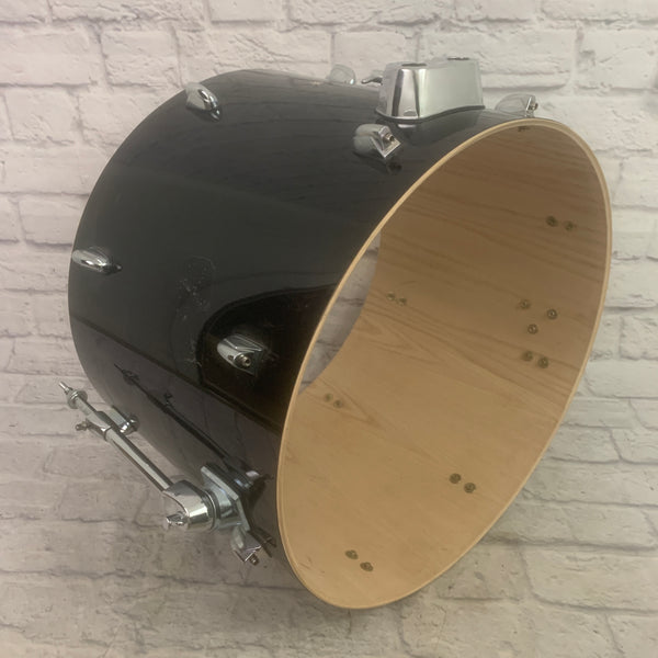 Unknown 22" Bass Drum (Black) Bass Drum Shell - Evolution Music