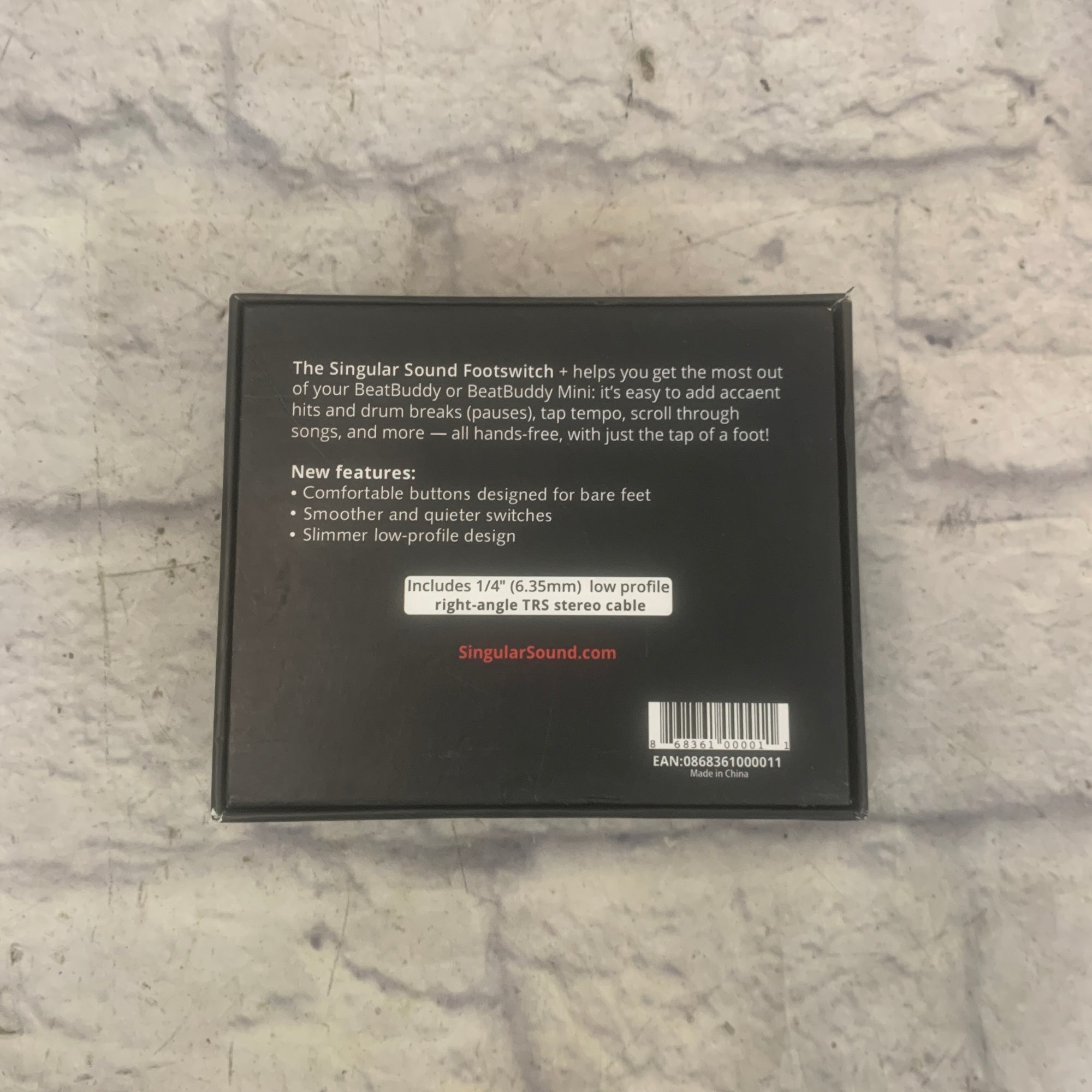 Singular Sound BeatBuddy Pedal Drum Machine - Evolution Music
