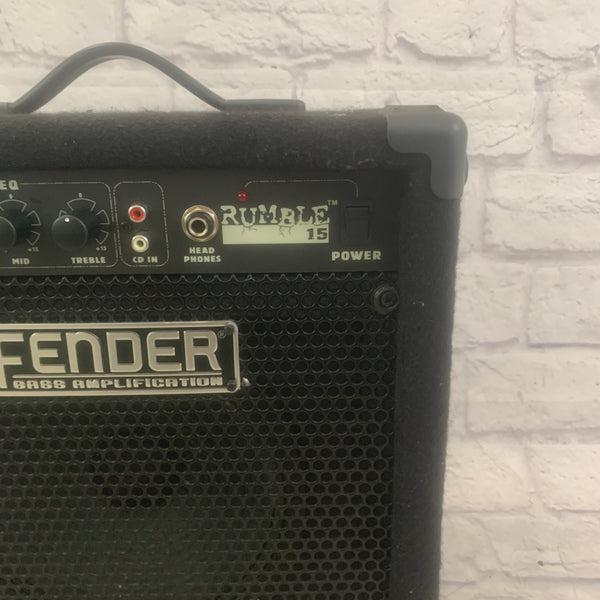 Fender Rumble 15 Bass Combo Amp - Evolution Music