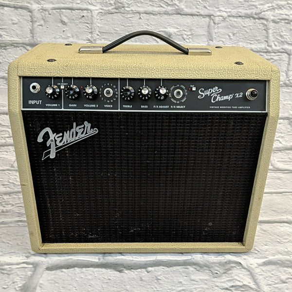 Fender Super Champ X2 Blonde Guitar Combo Amp - Evolution Music