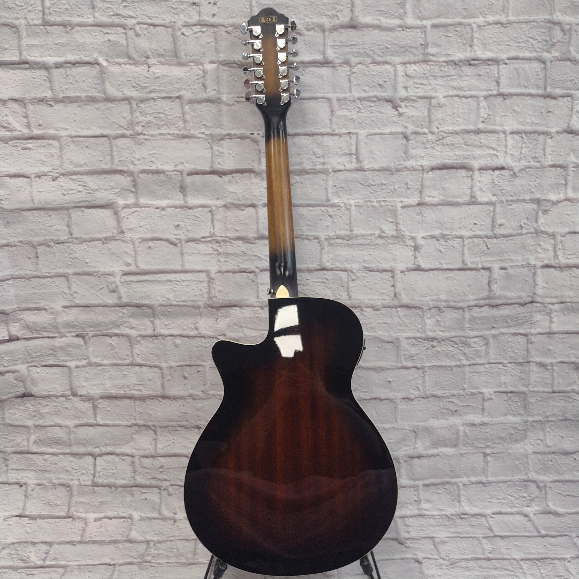 Ibanez AEG1812II-DVS Dark Violin Sunburst 12 String Acoustic Guitar AS ...