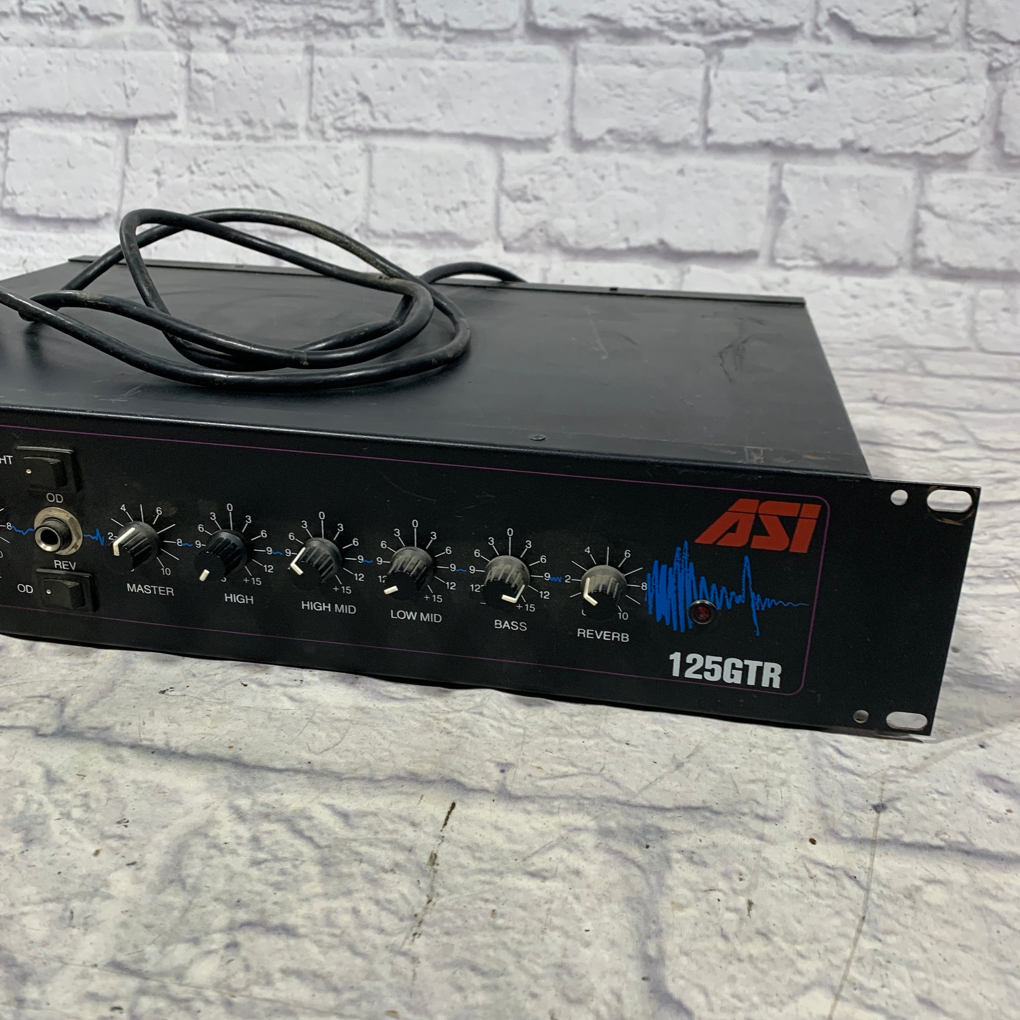 ASI 125GTR Guitar Amplifier Head 2 Space Rack FOR PARTS - Evolution Music