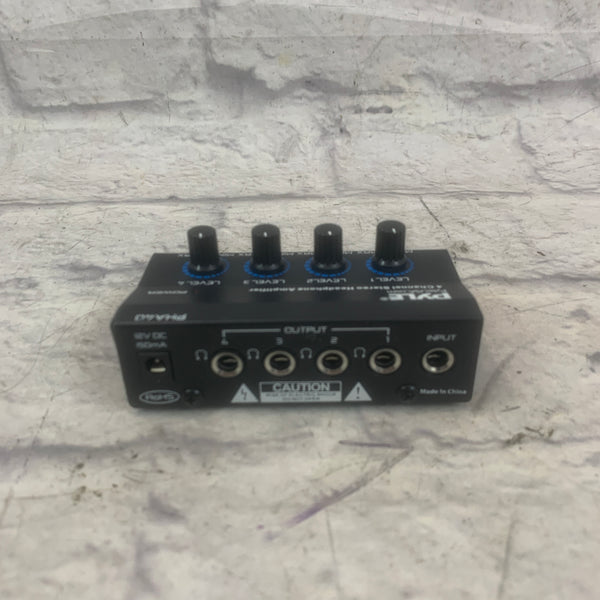 Pyle PHA40 4-Ch. Stereo Headphone Amplifier - Evolution Music