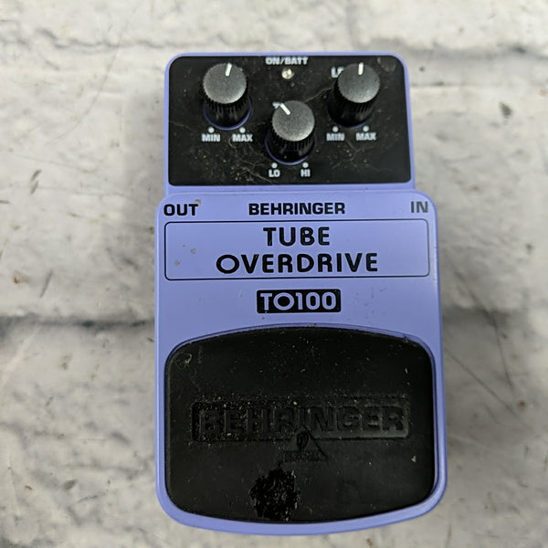 Behringer TO100 Tube Overdrive Pedal - Evolution Music