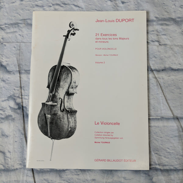 Jean-Louis Duport 21 Exercices volume 2 - Evolution Music