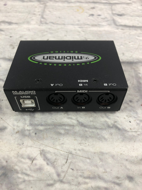 M-Audio MIDISport 2x2 USB MIDI Interface - Evolution Music