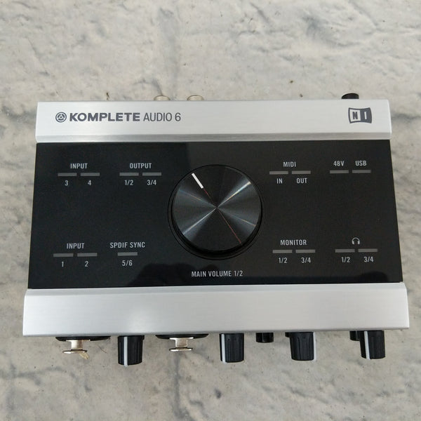 Komplete Audio 6 Interface with Software - Evolution Music