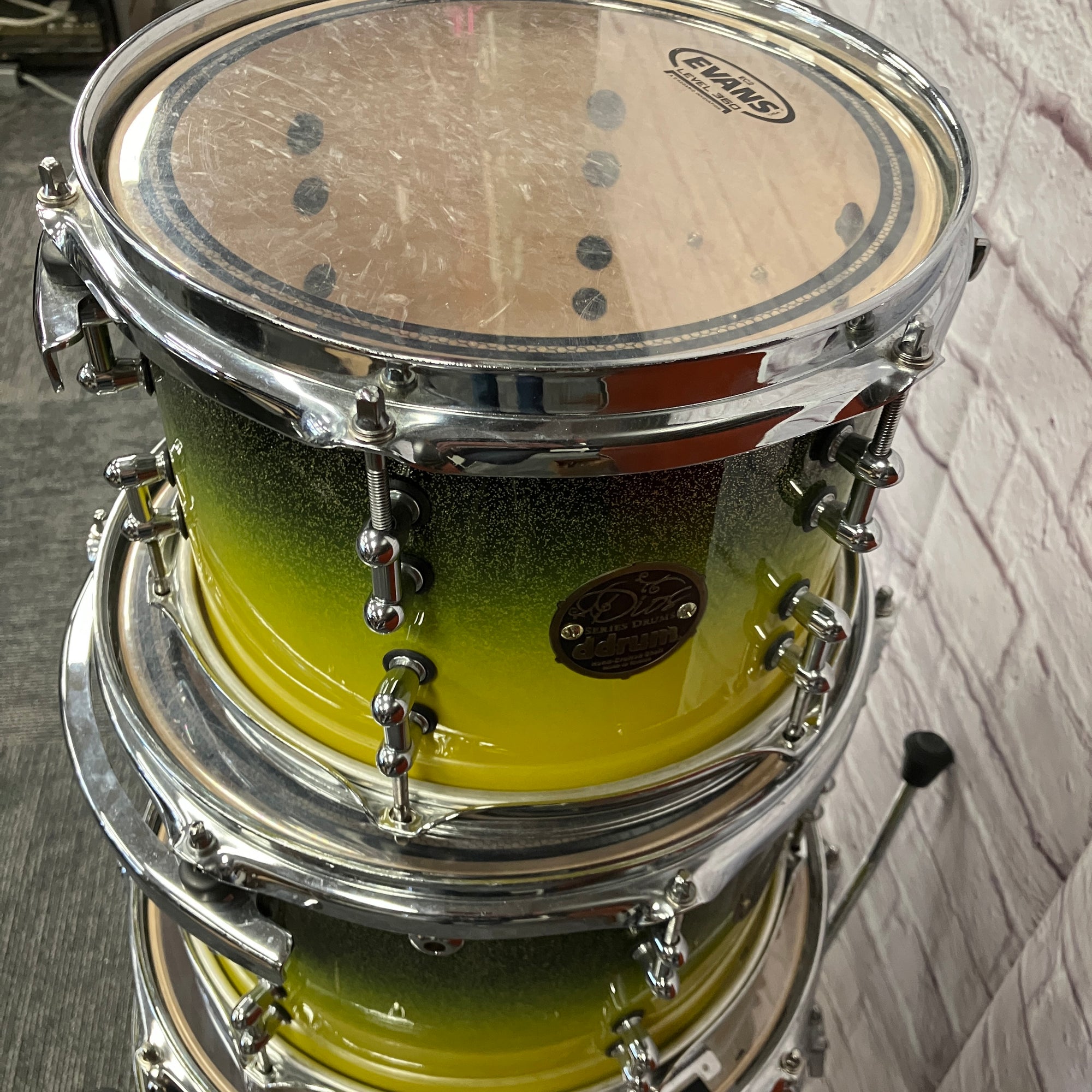 DDrum Dios Racing Yellow 5pc Drum Kit AS IS - Evolution Music