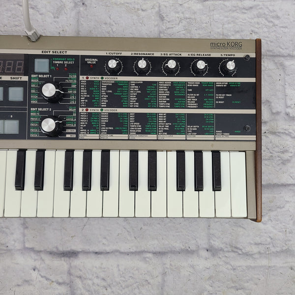 Korg microKORG 37-Key Synthesizer/Vocoder - Evolution Music