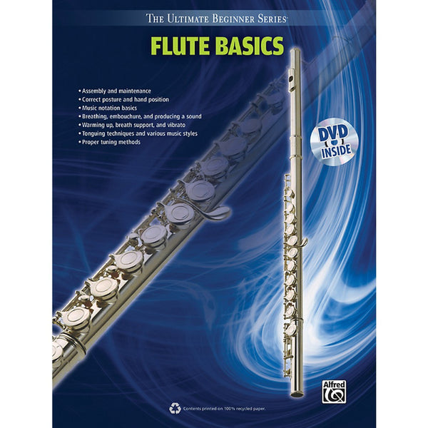Alfred Ultimate Beginner Series Flute Basics Book & DVD - Evolution Music