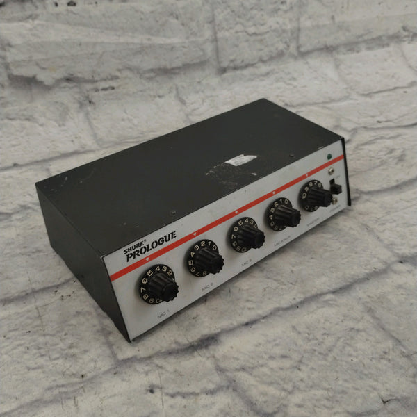 Shure Prologue 200M 4 Channel Microphone Mixer w/ Power Supply ...