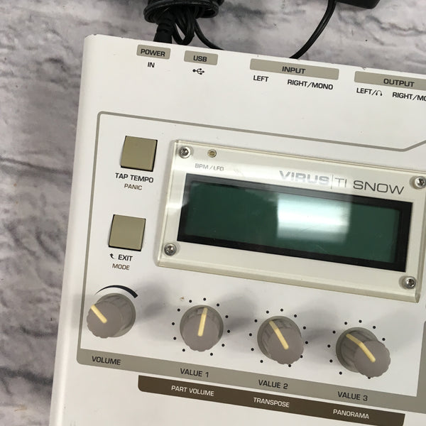 Access Virus TI Snow Analog Synthesizer - Evolution Music