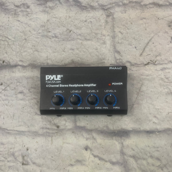 Pyle PHA40 4-Ch. Stereo Headphone Amplifier - Evolution Music